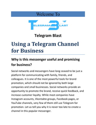 Using a Telegram Channel for Business.pdf