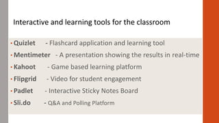Using audience response system for engagement in the classroom | PPT