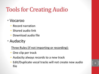 Using audio in education | PPTX