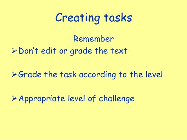 Using authentic materials (jo watson)