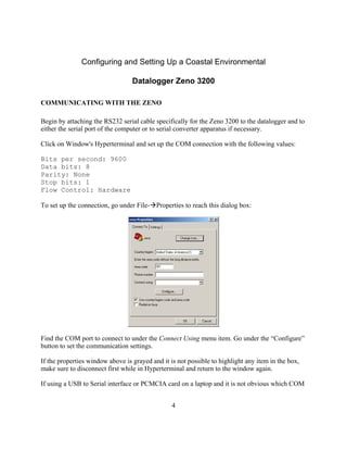 Using a Zeno 3200 | PDF