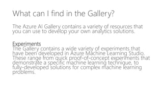 Using Azure Machine Learning Models | PPT