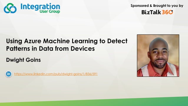 Using Azure Machine Learning to Detect Patterns in Data from Devices | PPT
