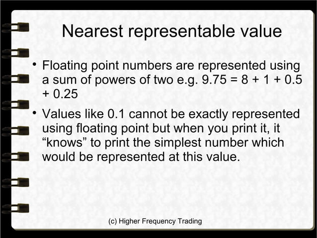 Using BigDecimal and double | PPT