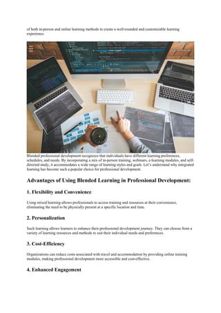 Using Blended Learning In Professional Development: Advantages And ...