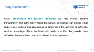 Using blockchain to improve the supply chains of the fashion industry ...
