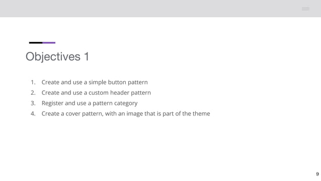 Using Block Patterns in your Block Theme.pptx