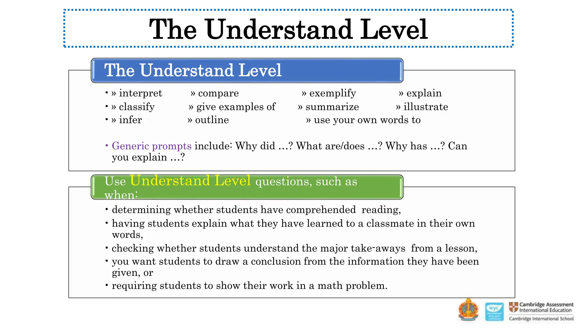 Chapter 4: Using Bloom Taxonomy to Improve Student Learning_Questioning.pptx