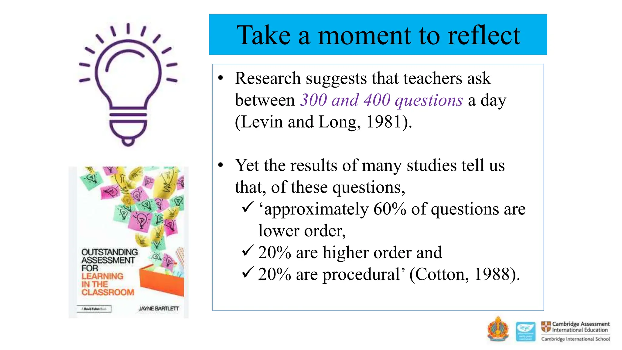 Chapter 4: Using Bloom Taxonomy to Improve Student Learning_Questioning.pptx