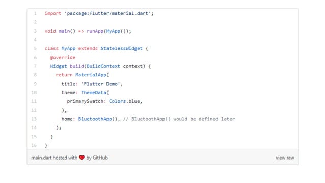 Using bluetooth functionality with flutter | PPT