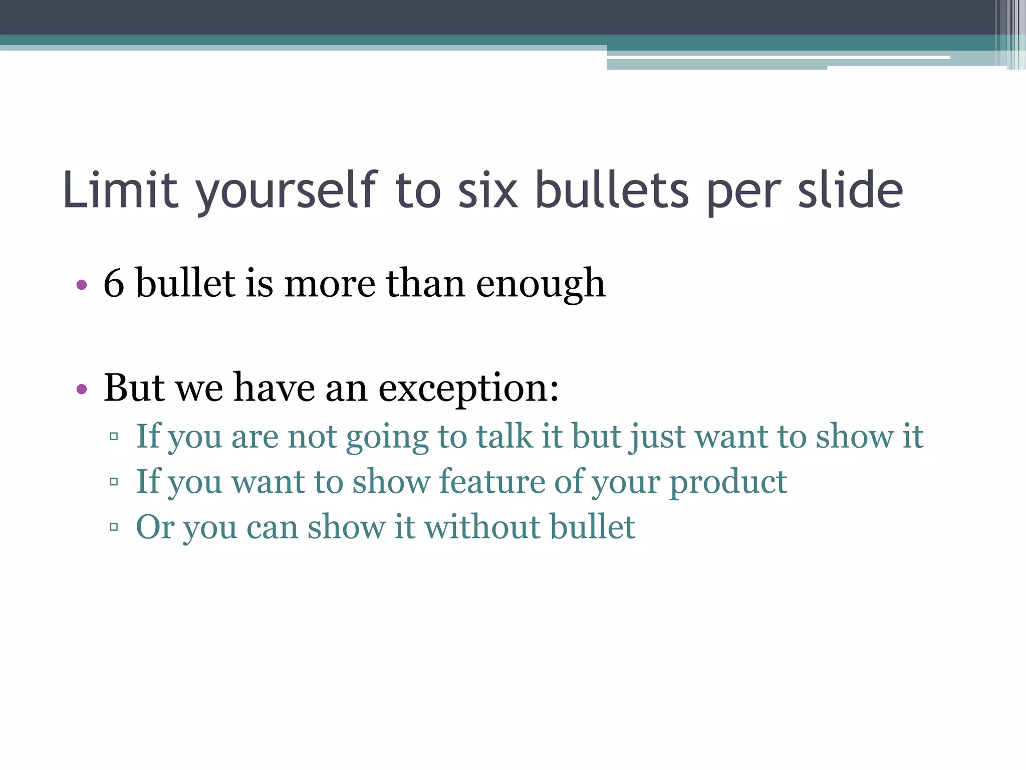 Using bullets | PPT