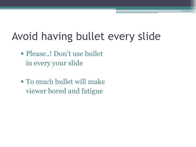 Using bullets | PPT