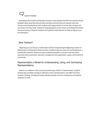 Research I (Mathematics in Elementary level) | PDF