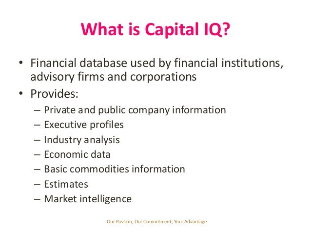 Capital Iq