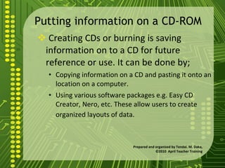Using CD-ROMs | PPT