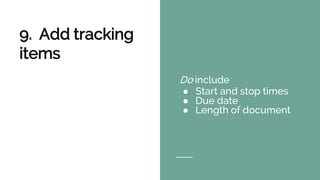 Using Checklists to Increase Consistency and Productivity in Communication Tasks | PDF