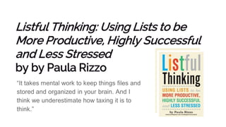 Using Checklists to Increase Consistency and Productivity in Communication Tasks | PDF