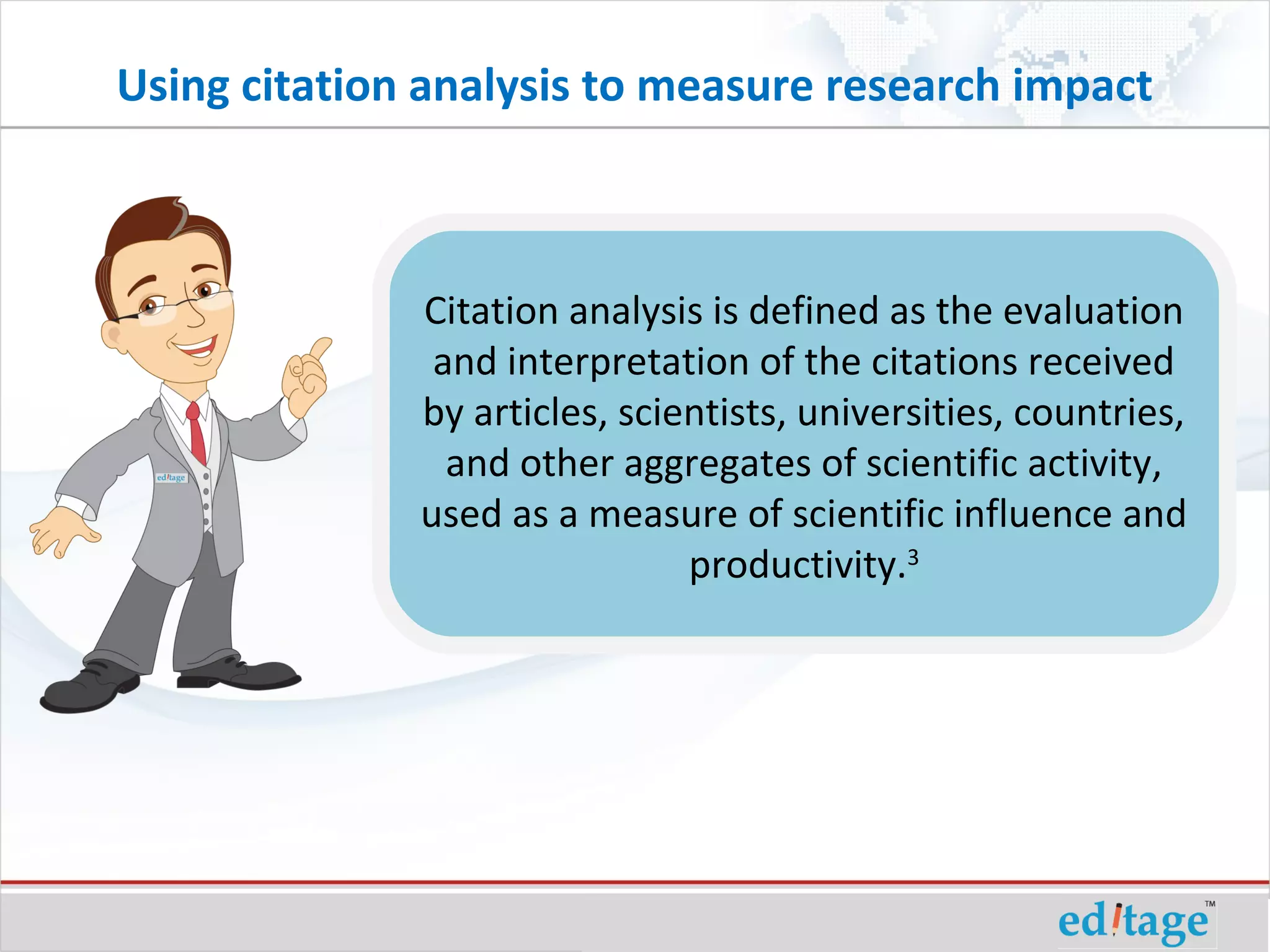Using Citation Analysis to Measure Research Impact | PPT