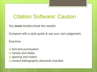 Using Citation Guides | PPTX | Desktop Publishing | Computer Software ...