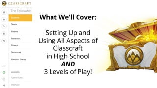 Classroom Gamification for High School Students | PDF
