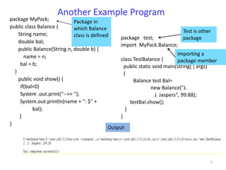 Using classes from other packages | PPT