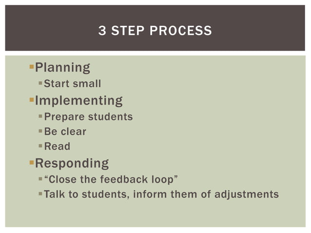 Using Classroom Assessment Techniques | PPTX | Educational Assessment ...