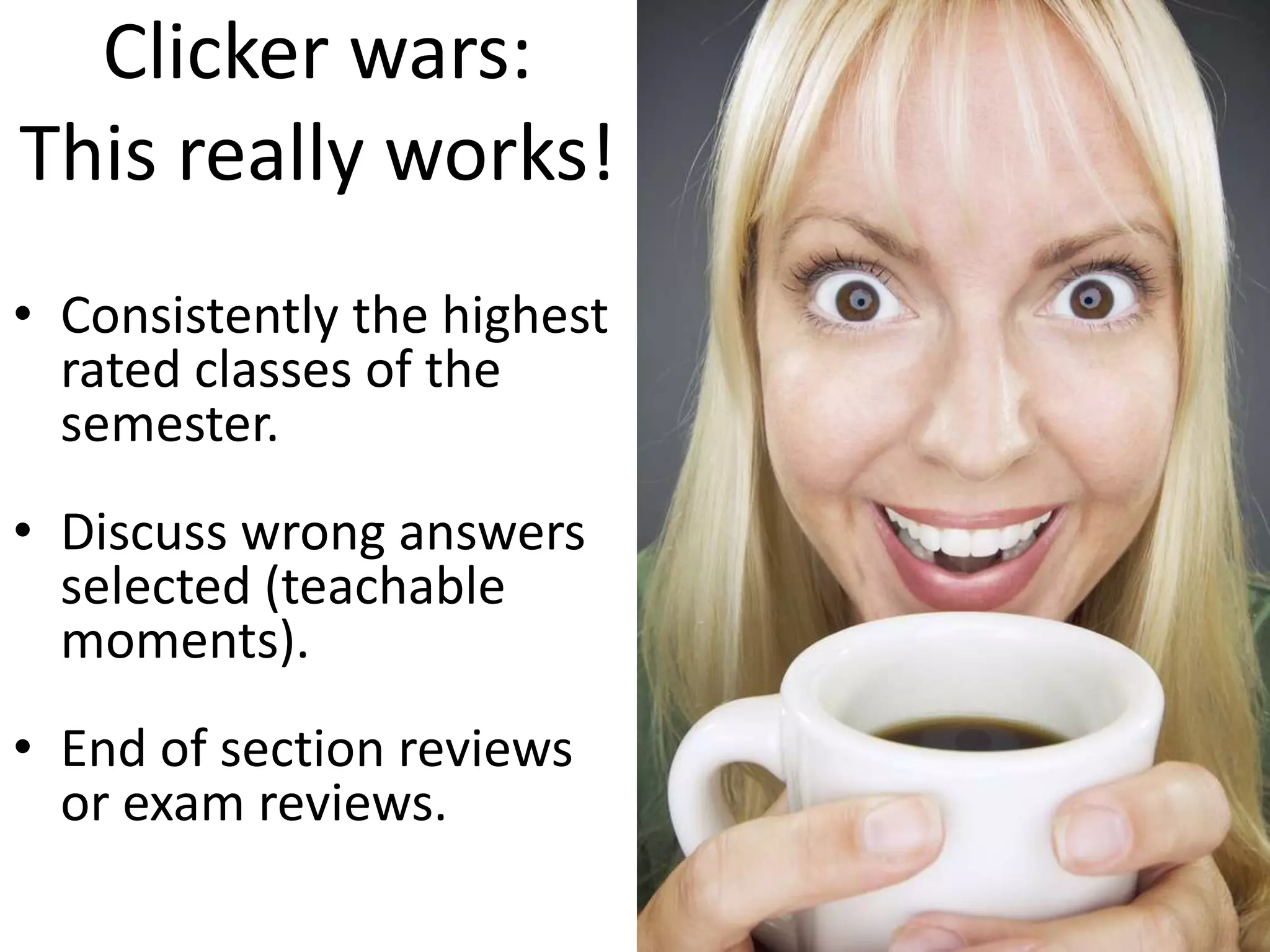Using Clickers In The Classroom | PPT