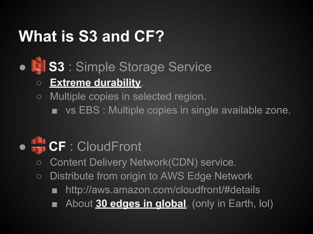 Using AWS CloudFront with S3 at SMARTSTUDY | PPT