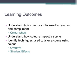 Using colour in digital media | PPTX | Video Production | Content ...