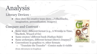 Using comics and graphic novels to support higher level thinking | PDF