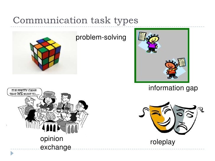 Using communication tasks to enhance speaking performance
