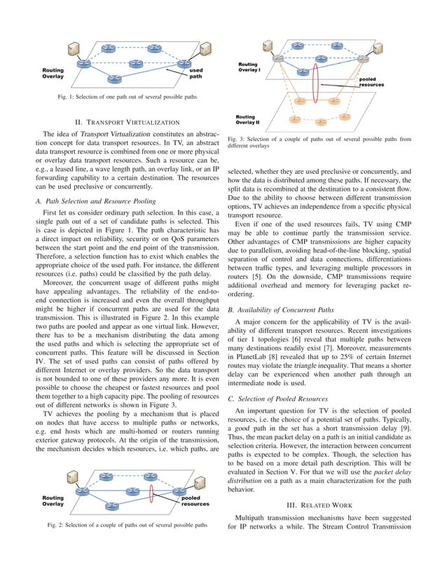 Using Concurrent Multipath Transmission For Transport Virtualization Pdf Computer Networking