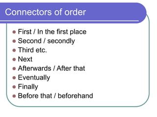 using connectors english.ppt