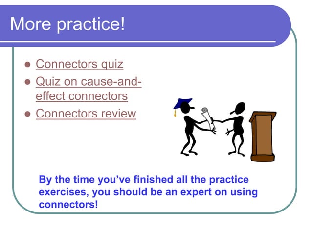 using connectors english.ppt