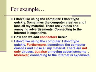 using connectors english.ppt