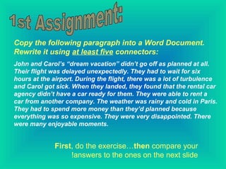 Using Connectors | PPT