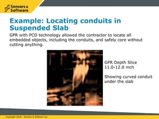 Using Conquest Ground Penetrating Radar (GPR) to locate embedments in ...