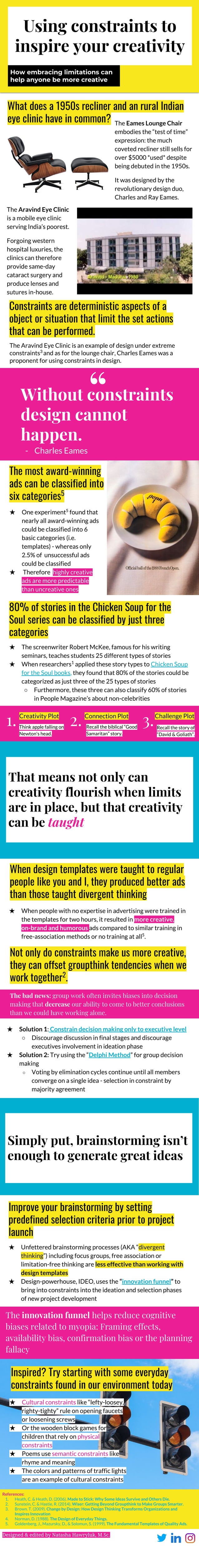Using constraints to improve your creativity | PDF
