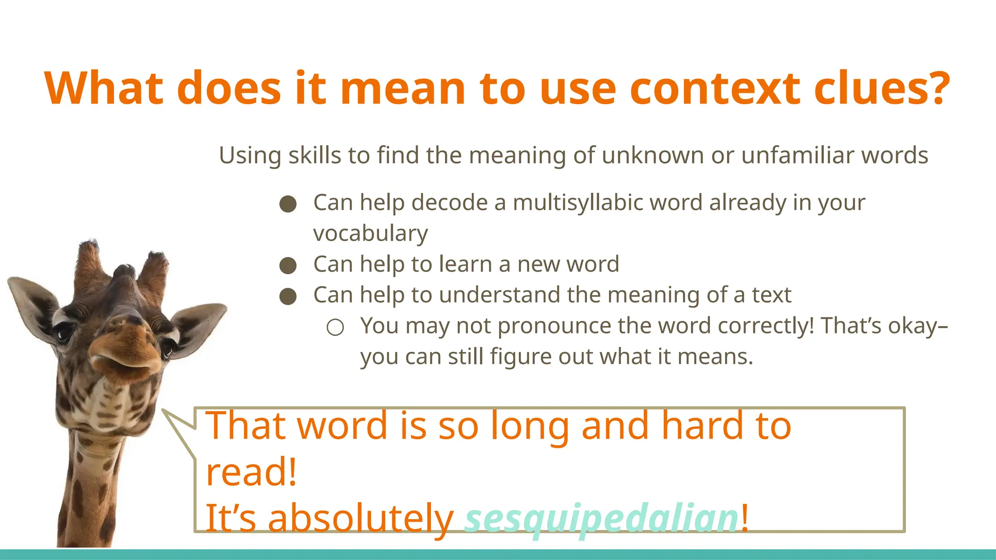Using Context Clues to Determine Word Meaning | PPTX