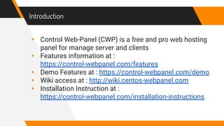 Using Control-Webpanel for Hosting Service - Part 2 | PPT