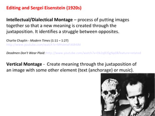 Using conventions from real media text. | PPT