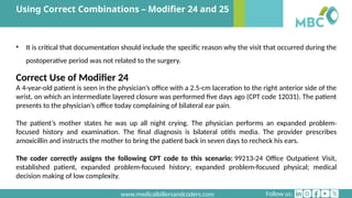 Using Correct Combinations – Modifier 24 and 25.pptx