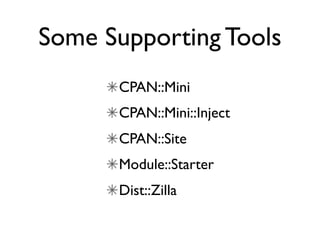 CPAN For Private Code | PDF | Computing | Technology & Computing