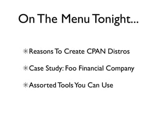 CPAN For Private Code | PDF | Computing | Technology & Computing