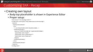 Using & Customizing SXA | PPT