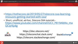 Using & Customizing SXA | PPT