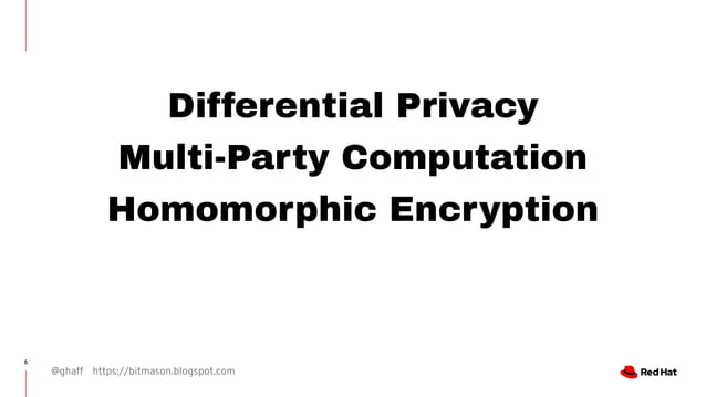 Lightning Talk: Using Data without Compromising Privacy | PPT