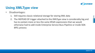 Using database object relational storage | PPT