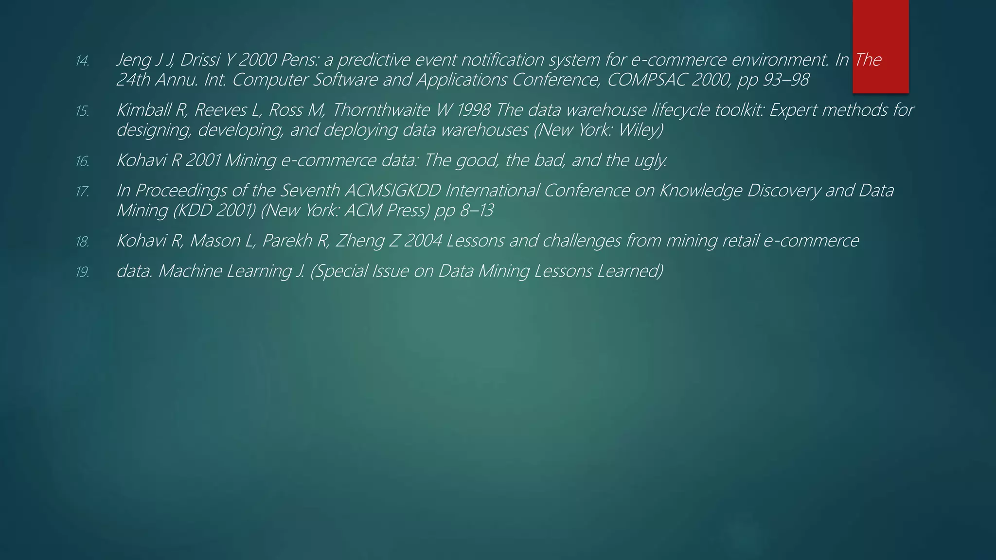Using Data Mining In E Commerce Pptx Databases Computer Software 2783