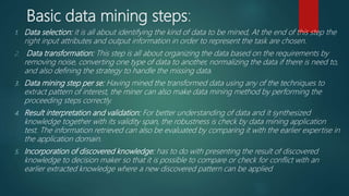 Using data mining in e commerce | PPTX